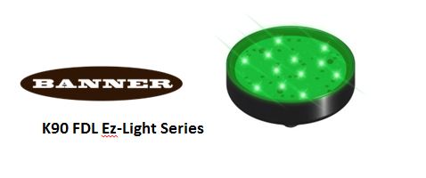 New Tech: Banner EZ-Light K90 FDL Series Daylight Visible Indicators