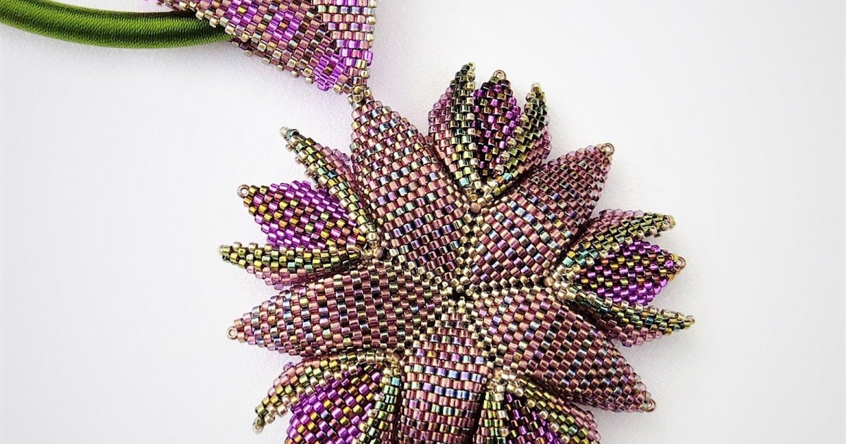 Innovative Beadwork Necklace Tutorials by Beadebonair / The Beading Gem