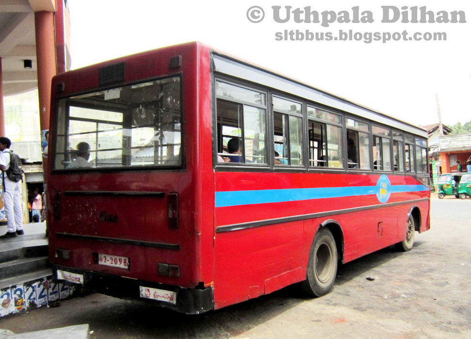 SLTB buses - ශ්‍රී ලංගම බස්: Dimo TATA LPO 1313/55 bus from SLTB ...