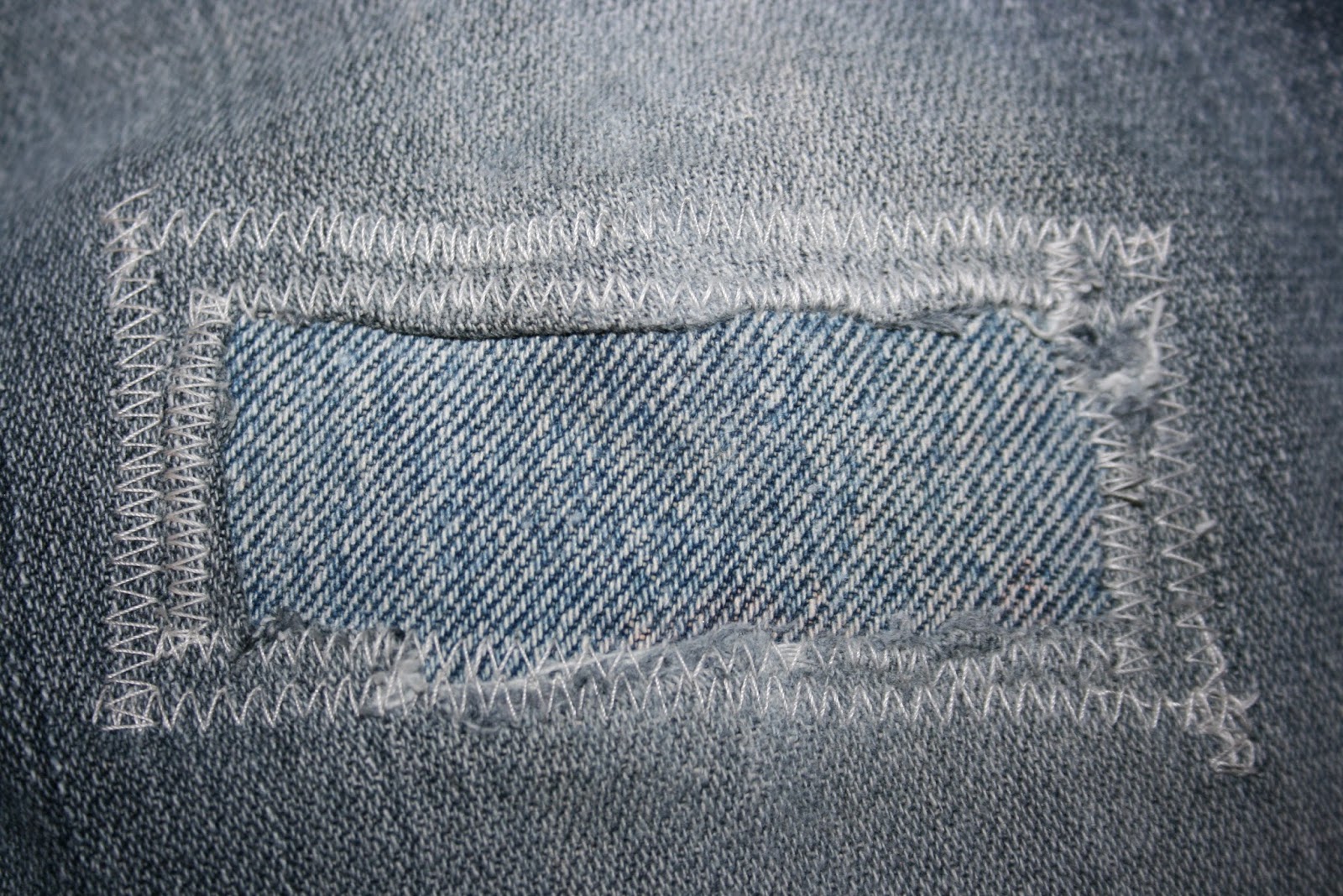 Mountain Stitches: Patching Jeans
