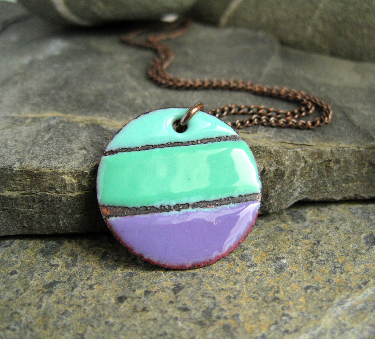 Like A Rainbow! New Enamel Pendants