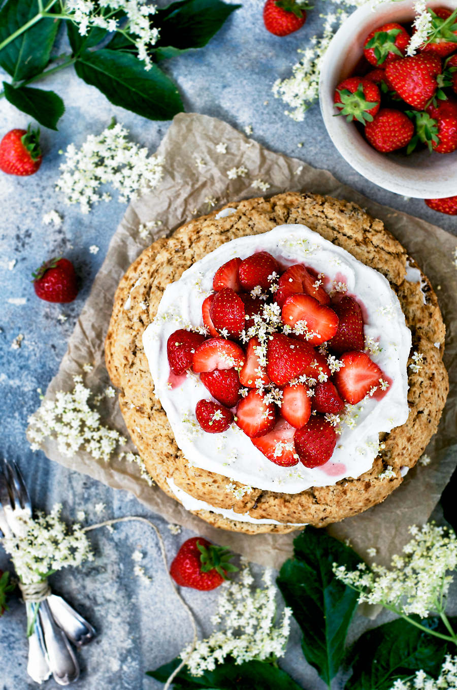 Strawberry Elderflower Scone Cake Occasionally Eggs strawberry-elderflower-scone-cake-occasionally-eggs