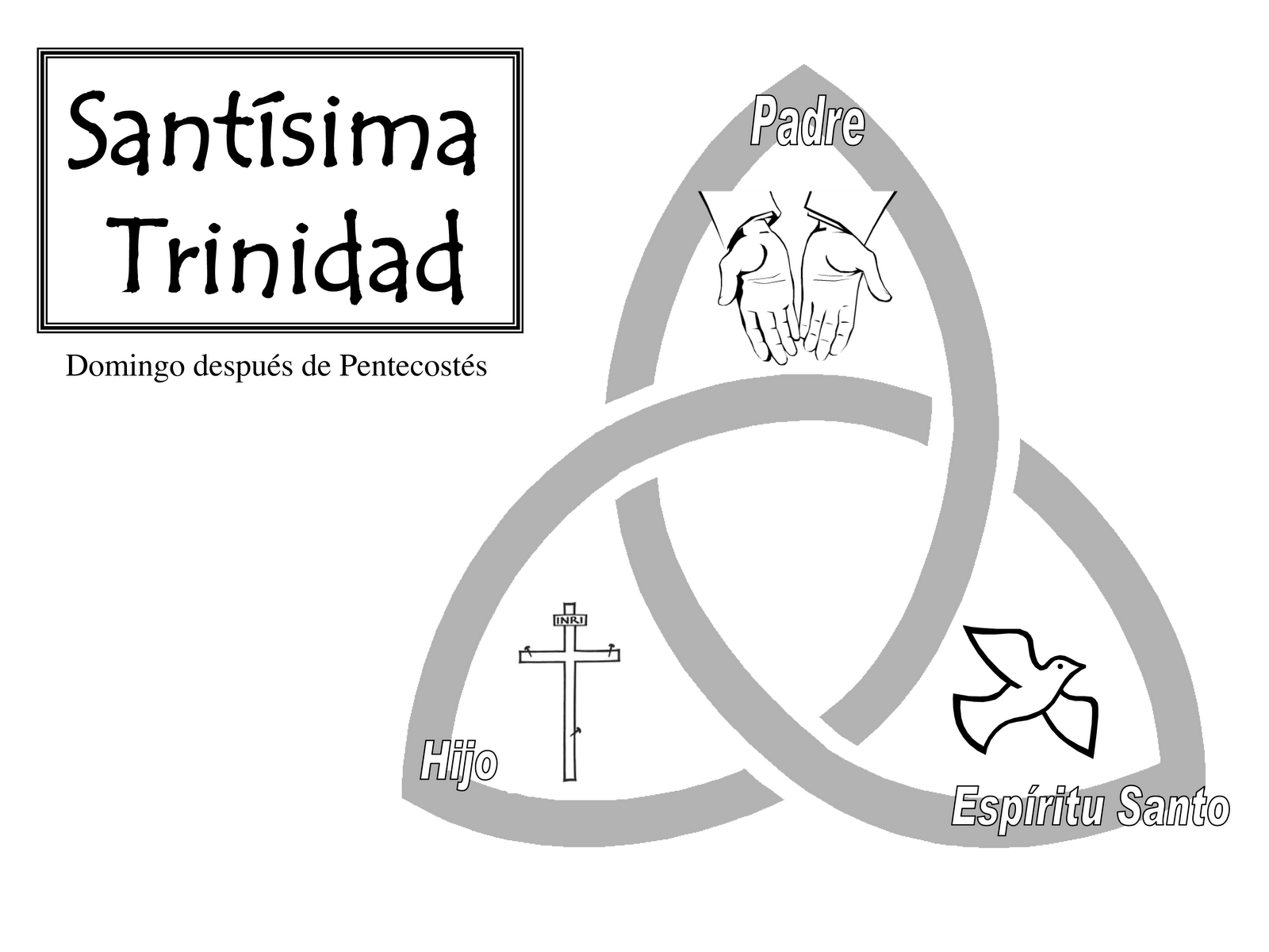 Siguiendo tus huellas: Solemnidad de la Santísima Trinidad