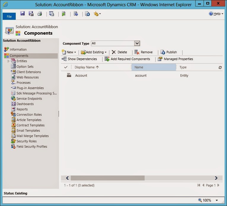 Antaumus: How to edit Microsoft Dynamics CRM 2013 command bar / ribbon ...