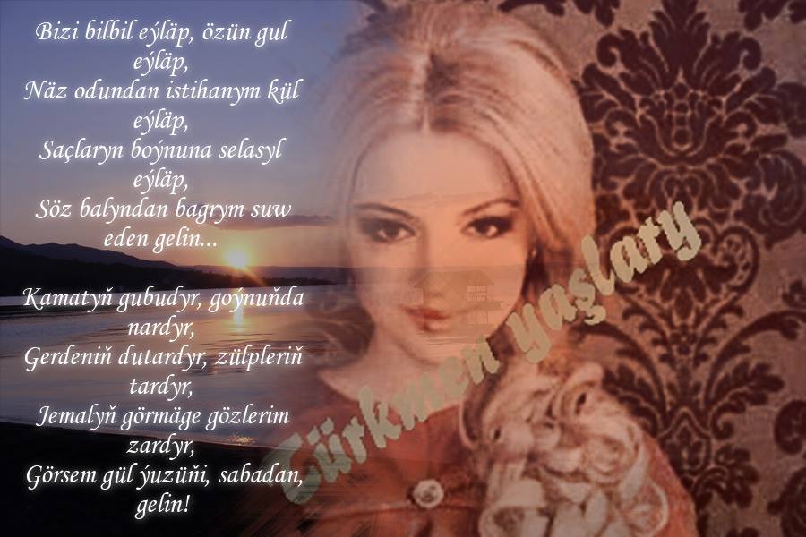 turkmen yaşlary: OWADAN SÖZLÜ SURATLAR