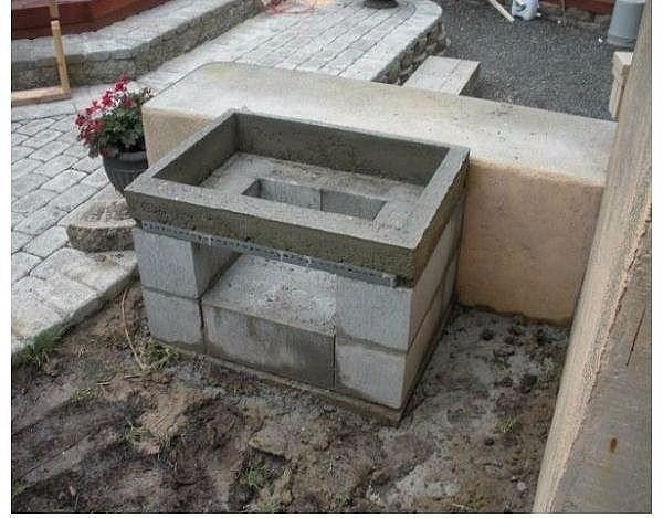 DIY concrete bbq grill - Creative DIY