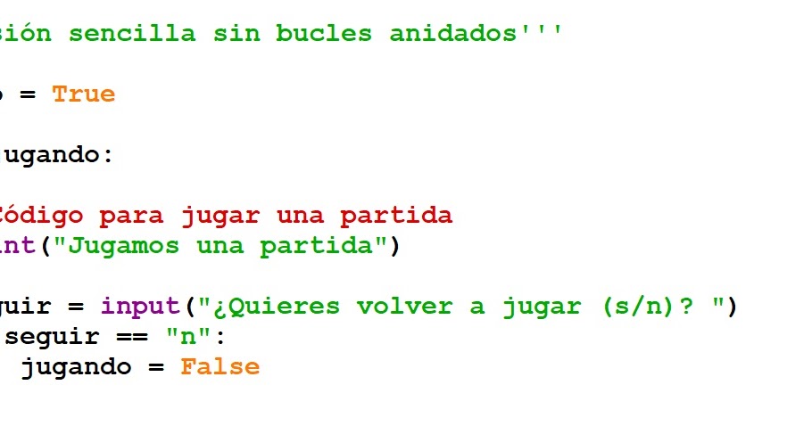 Programar en python: Nivel 9 - MódulosReto 7 - Bucles anidados