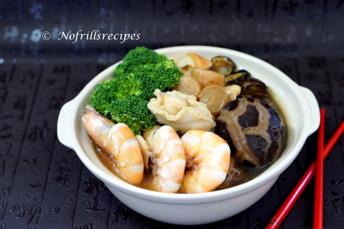 Seafood Poon Choy ~ 海鲜盆菜