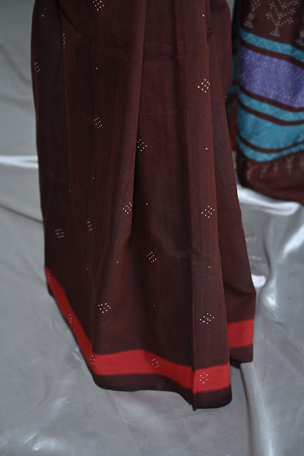 Sohum Sutras: Cotton Tangaliya Saree