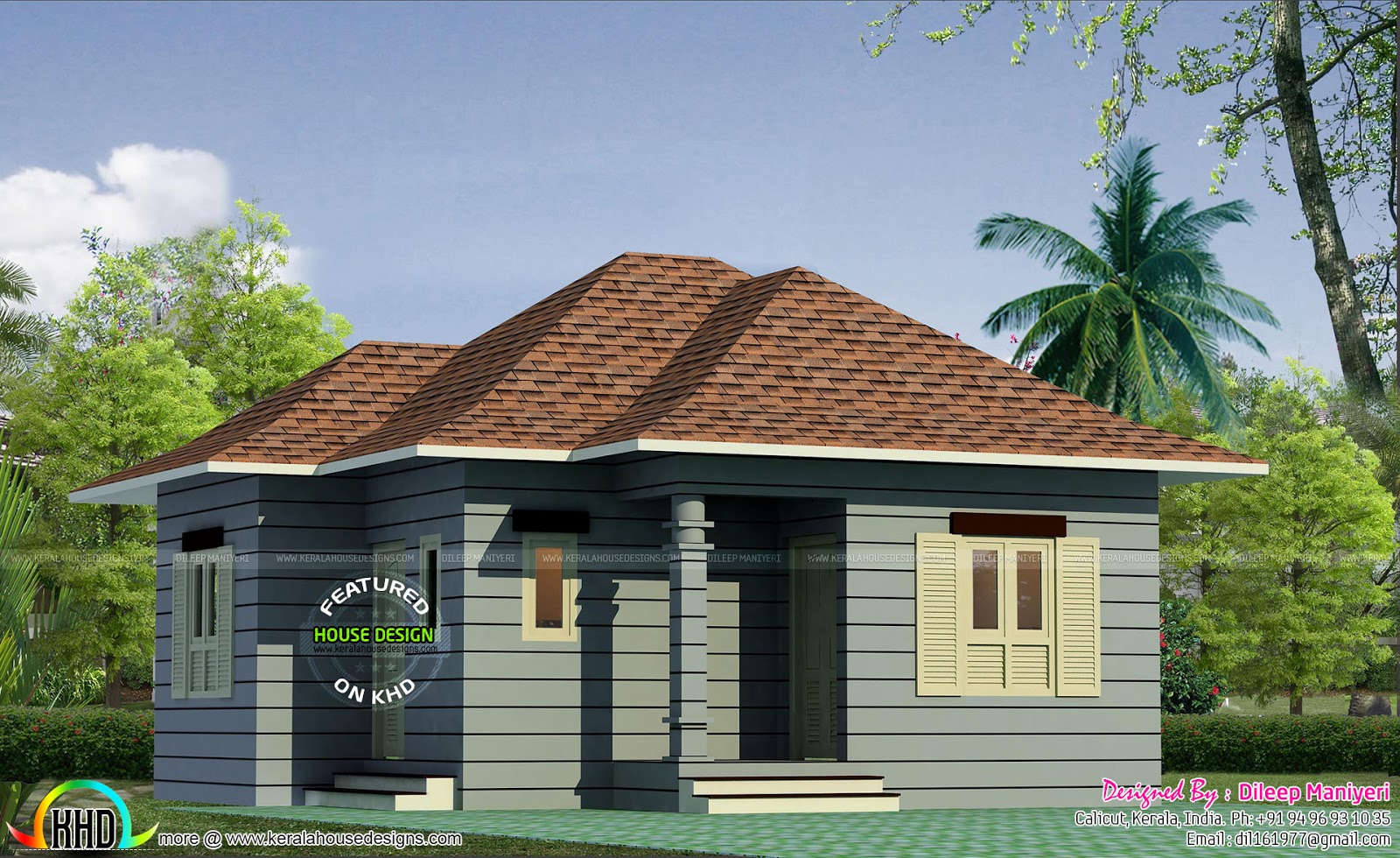 English model single floor home - Kerala Home Design and Floor Plans ...
