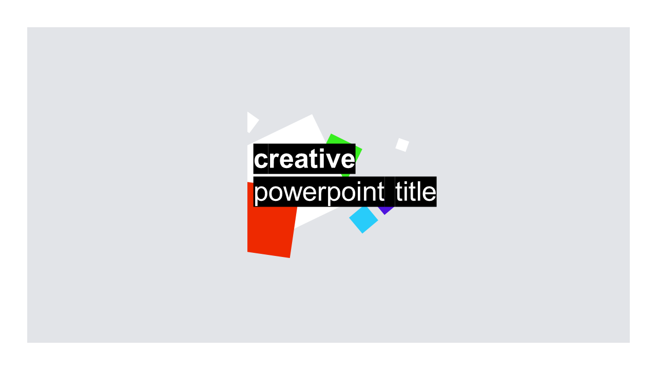 Split Particle PowerPoint Templates - PowerPoint Free