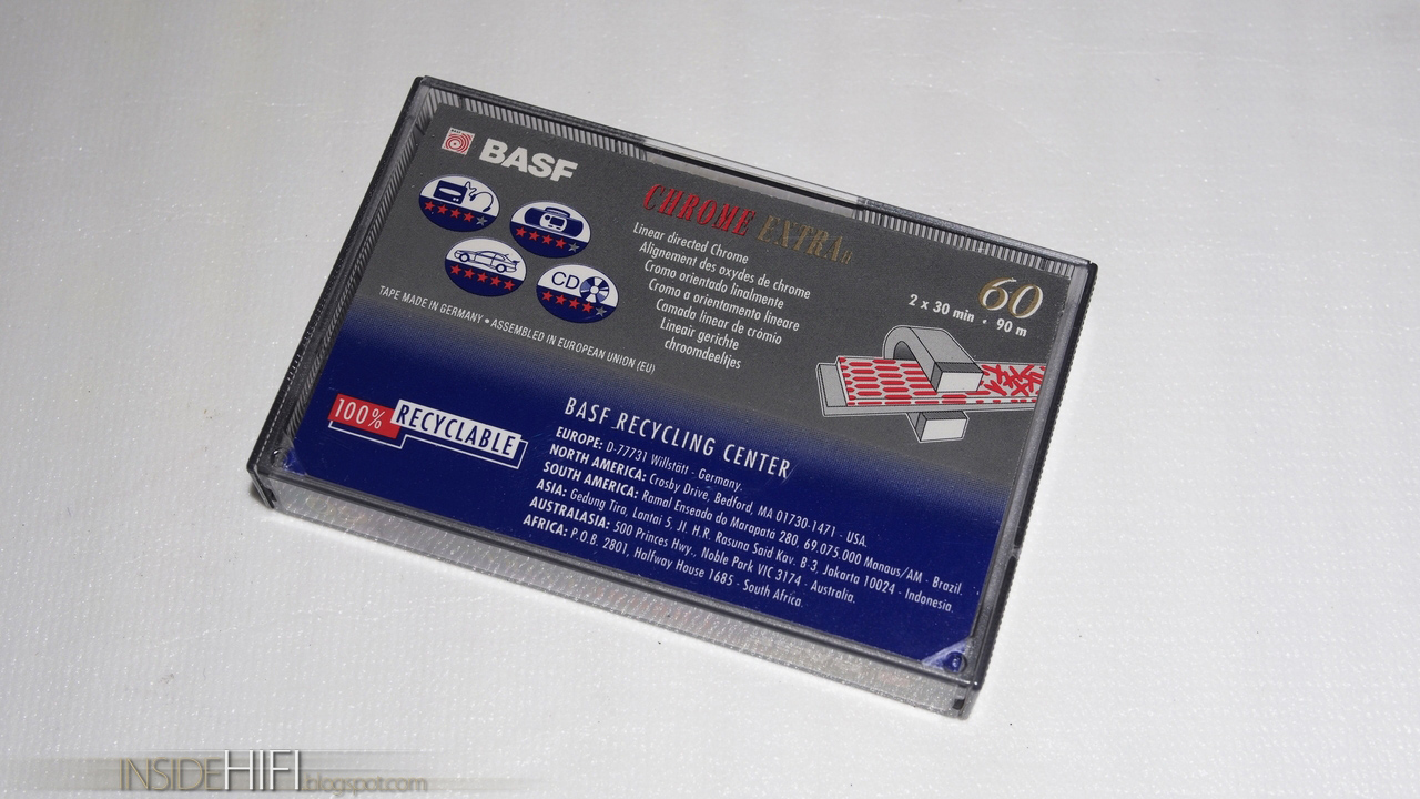 Inside Hi-Fi: Basf Chrome Extra II (1993) (outside only)