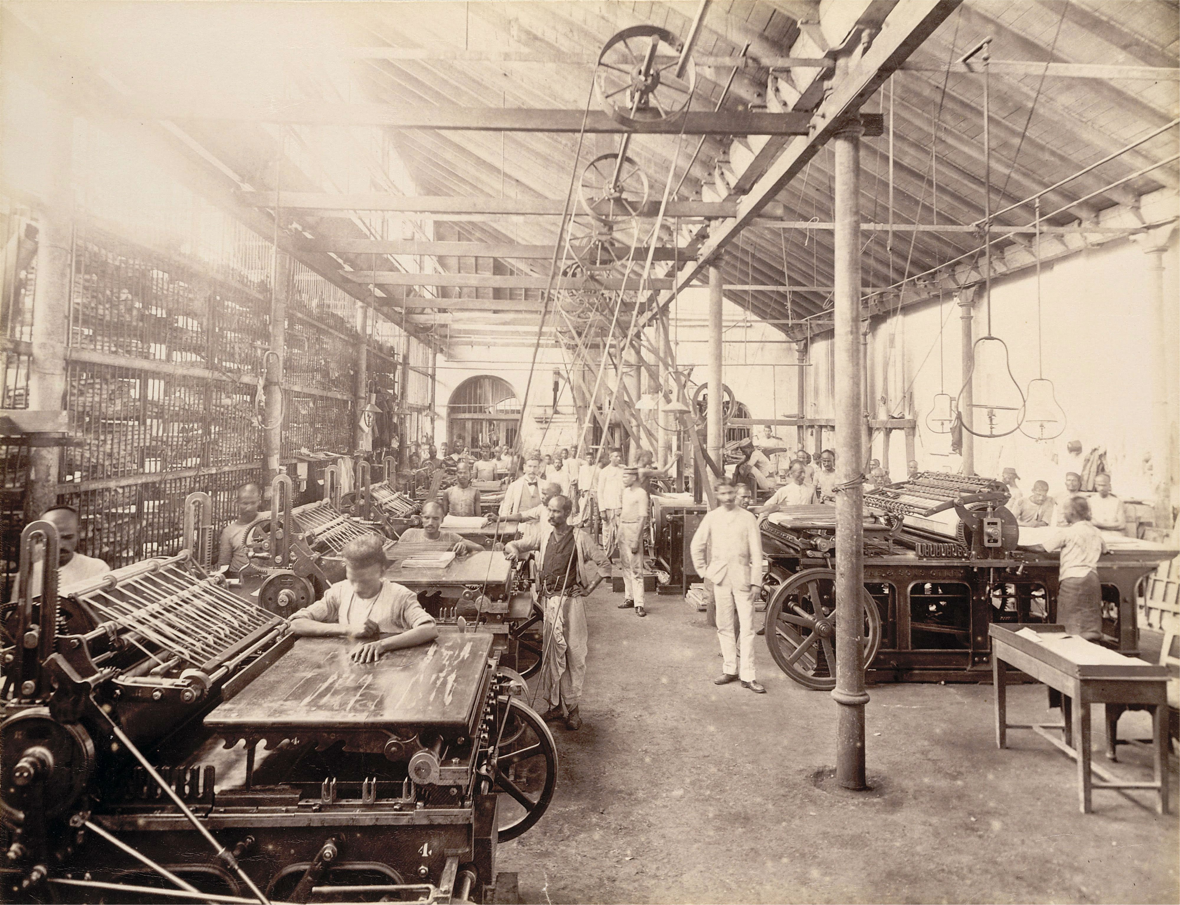 Various Photographs of Times of India Newspaper Office, Employees and ...