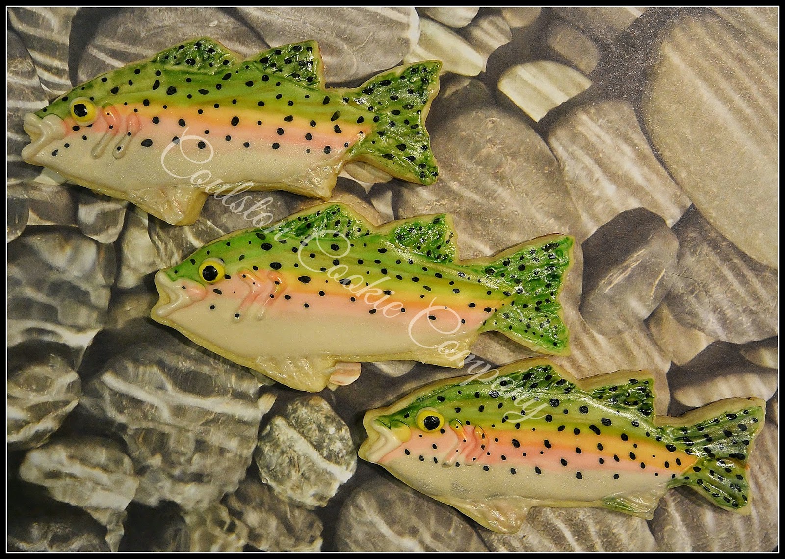 ...Coulston Cookie Company...: Hobby Cookies: Rainbow Trout Cookies