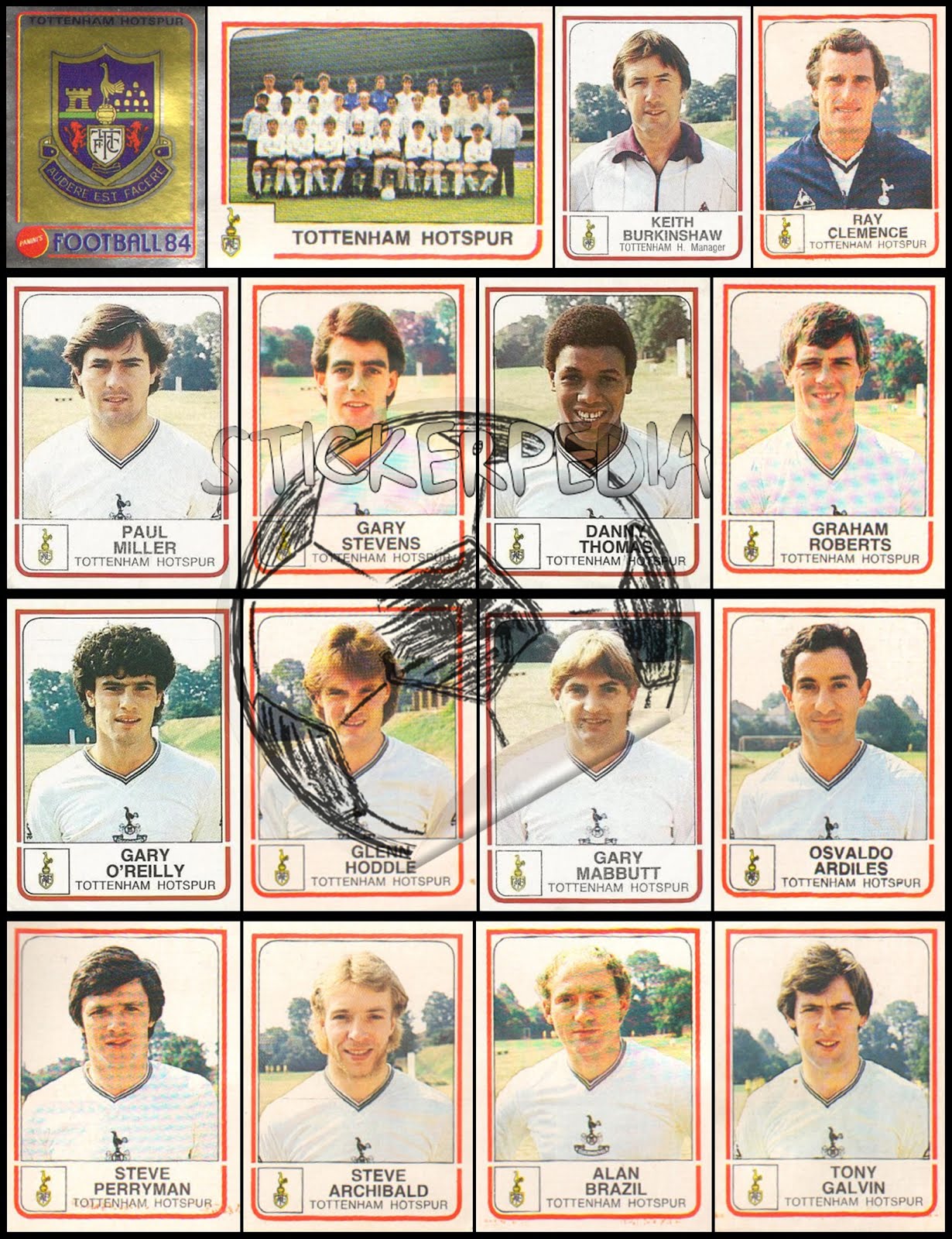 UEFA CUP/EUROPA LEAGUE WINNERS IN FOOTBALL STICKERS