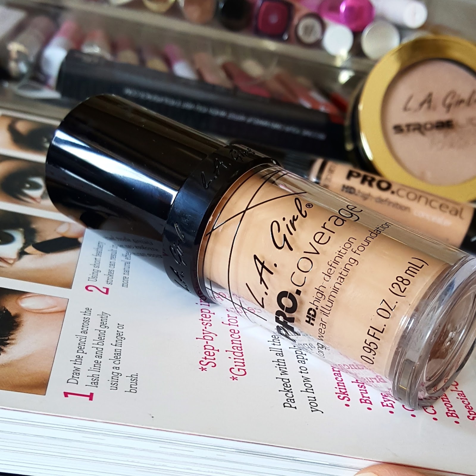 RIDZI MAKEUP: LA GIRL PRO COVERAGE HD ILLUMINATING FOUNDATION REVIEW