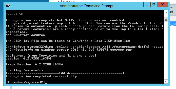 Secbeatsbig10 Netfx3 Error On Windows Server 2012 Installing Sql Server 2012