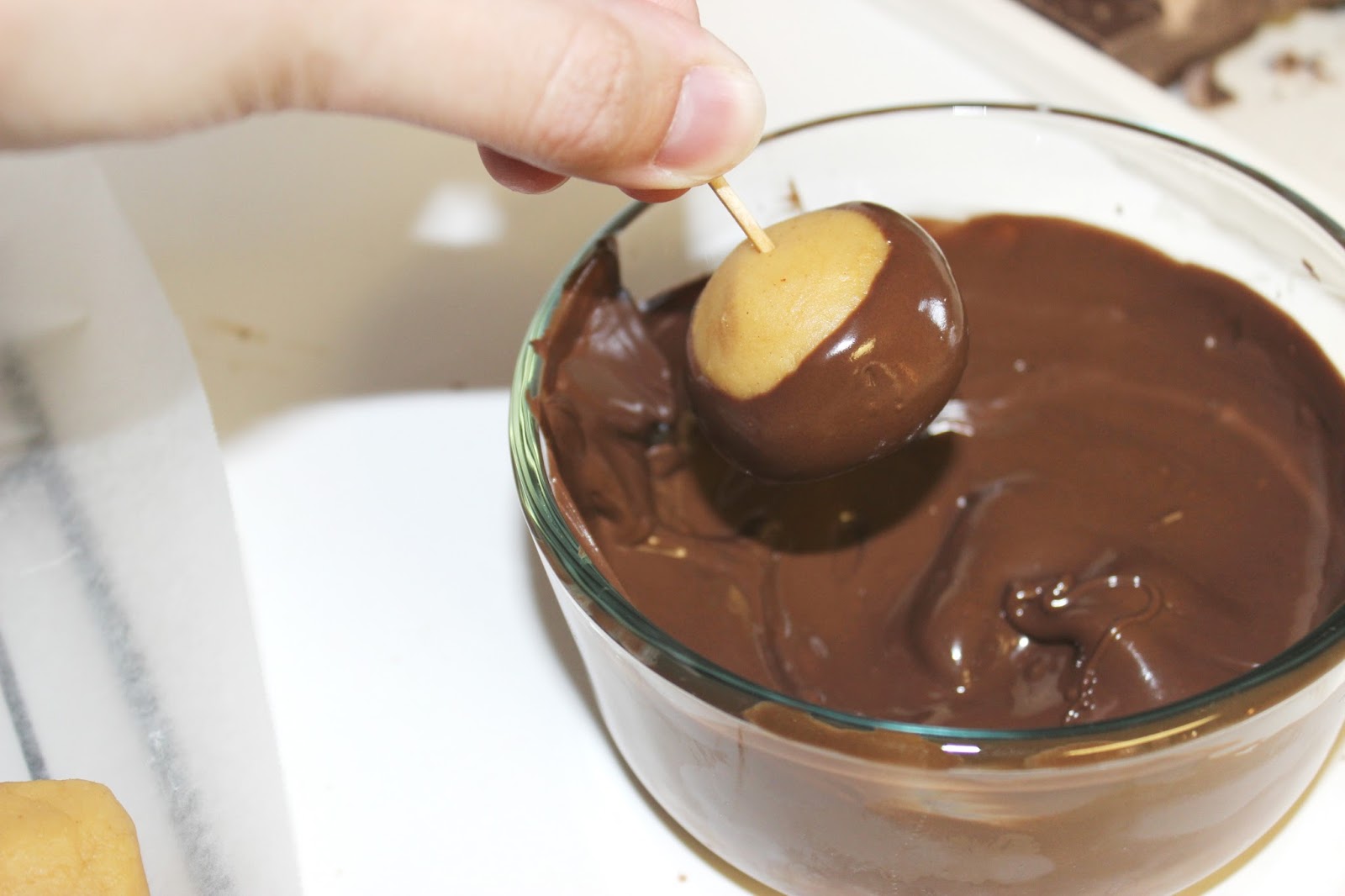 Peanut Butter Chocolate Buckeyes Recipe