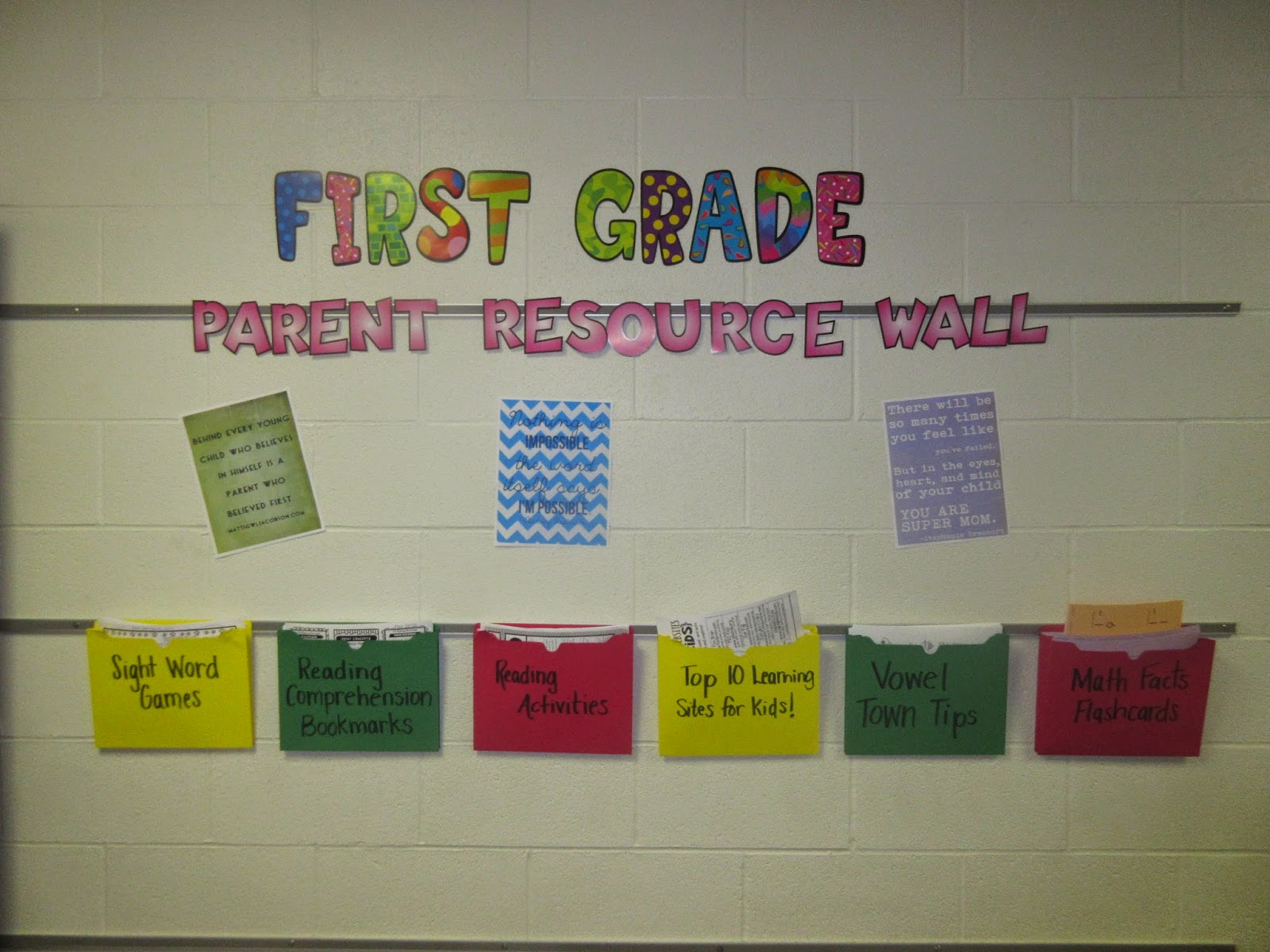 Parent Resource Wall & Published Writing | The Weekly Hive