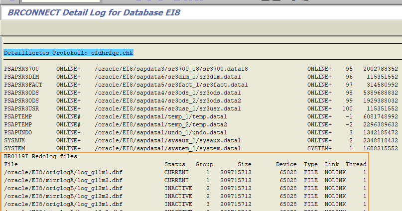 sidadm: Как пересоздать online redo log files Oracle