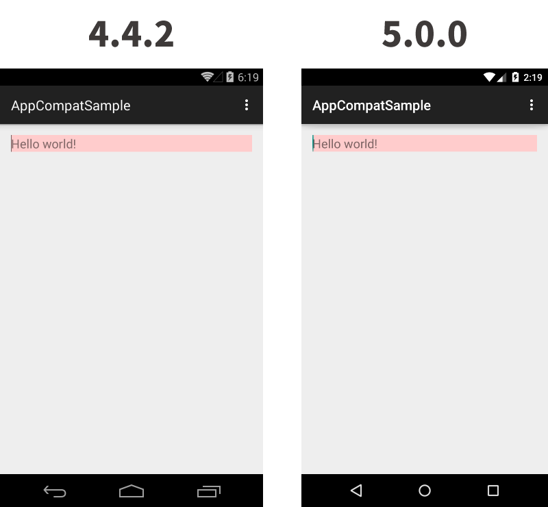 Y.A.M の 雑記帳: AppCompat を継承したテーマで EditText のデフォルトスタイルを上書きするときは android ...