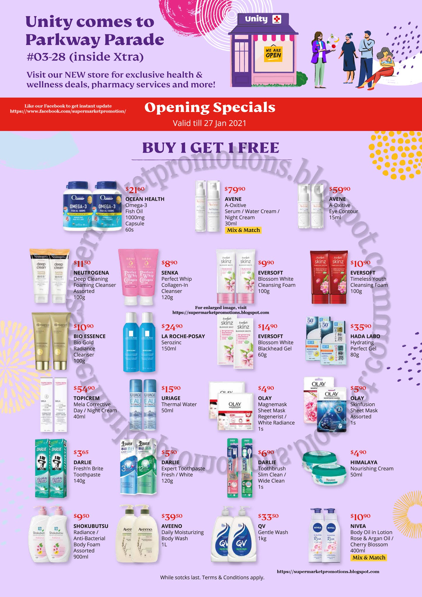 Unity Parkway Parade Opening Special Promotion 14 - 27 January 2021 ...