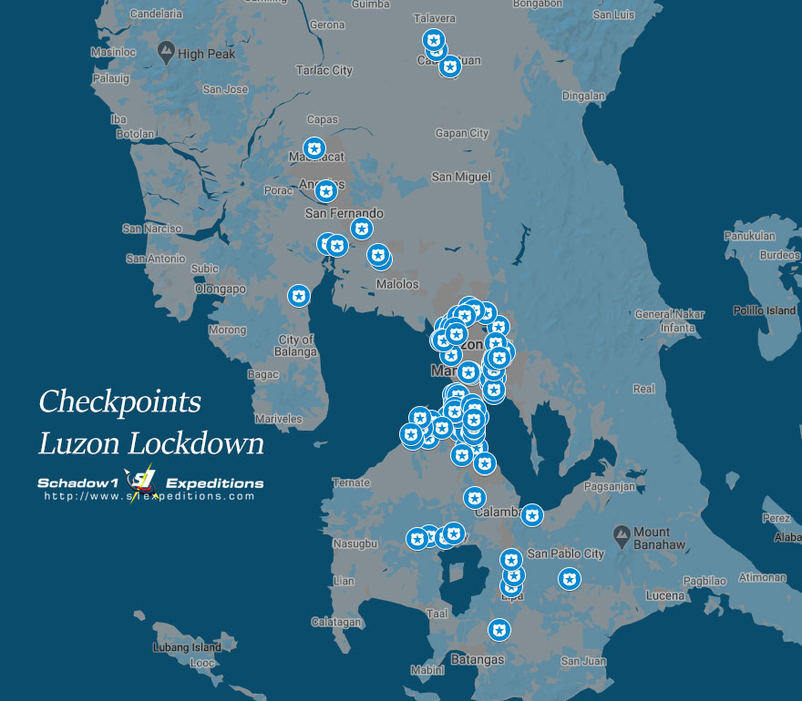 Specialized CoViD-19 Luzon Lockdown Navigation Map Released : Schadow1 ...