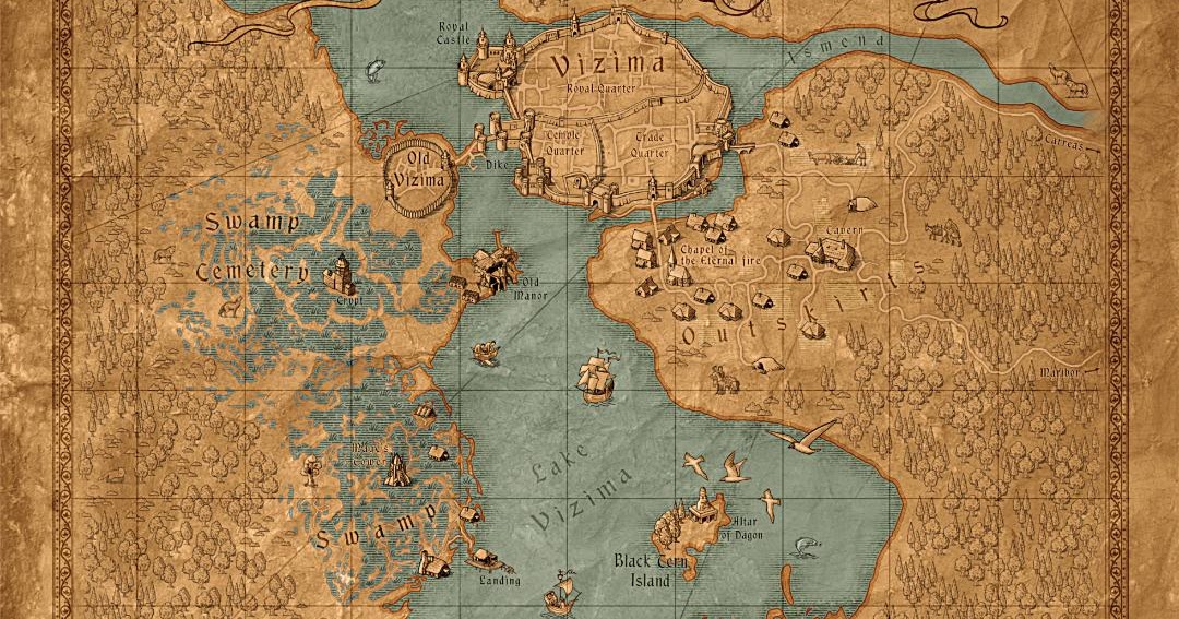 Heropress: Map-a-monday: Temeria (the Witcher) 07E
