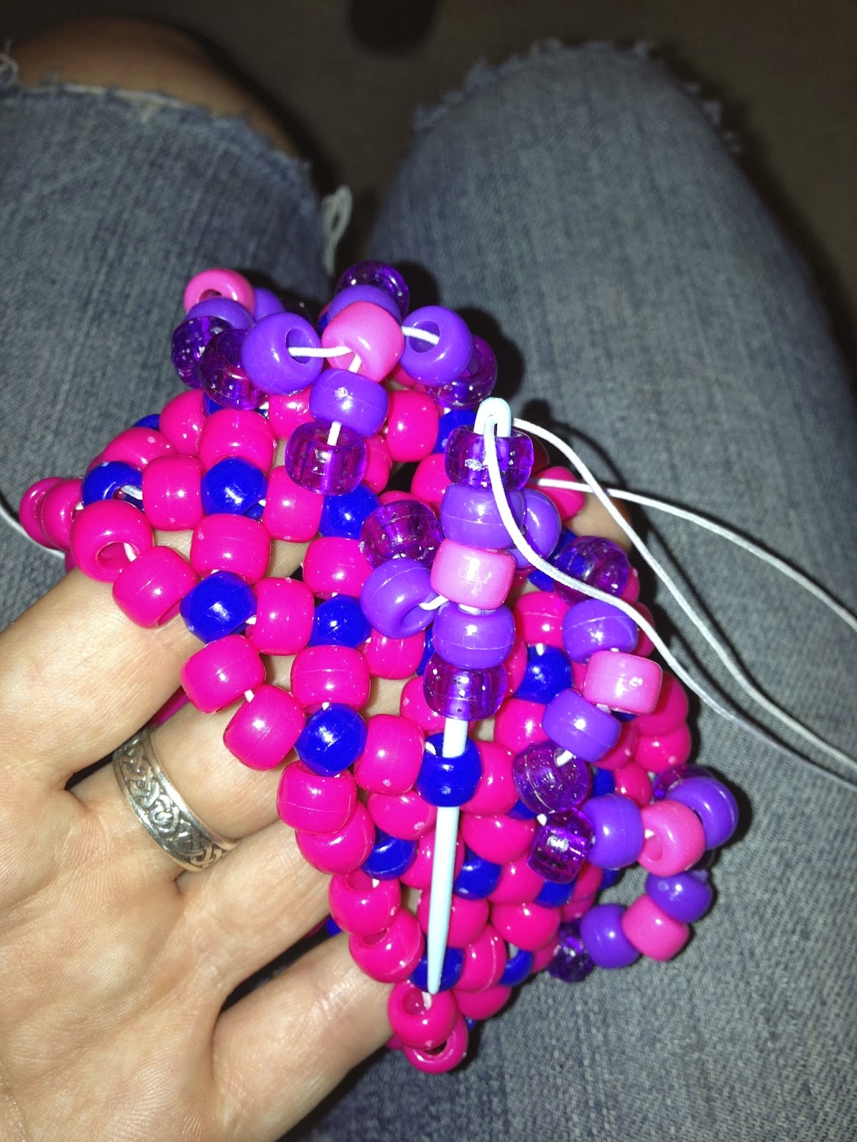 Kandi Tutorials with Rose: 3D Kandi Cuff