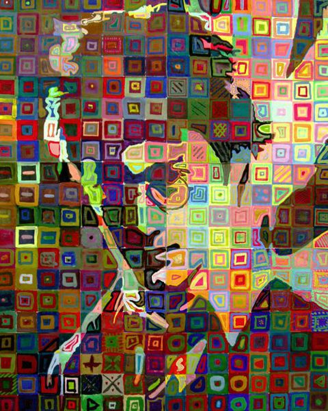 CHUCK CLOSE PATTERN PORTRAITS