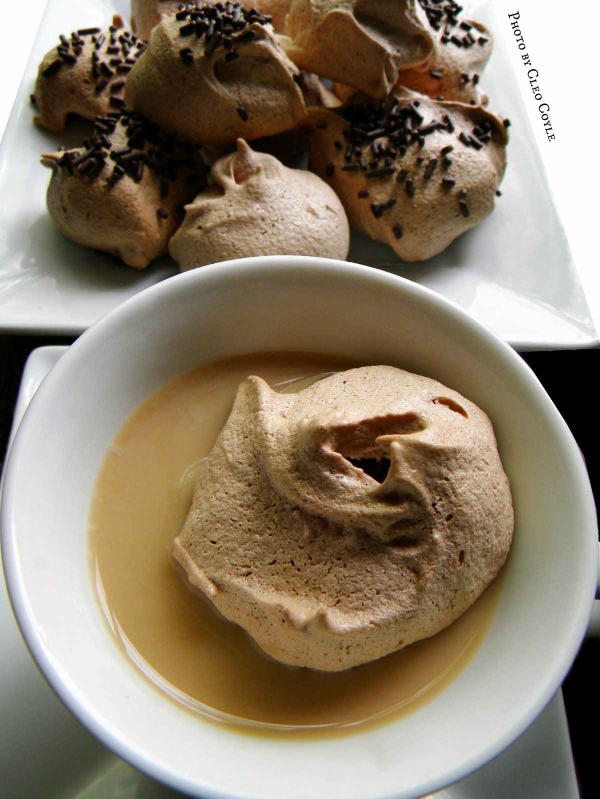 Cleo Coyle Recipes.com: Little Chocolate Clouds from Cleo Coyle