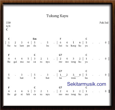 40 Inspirasi Spesial Notasi Kayu