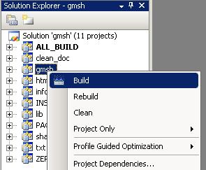 Лаборатория численного моделирования: Самостоятельная сборка Gmsh. Windows