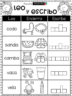 Cuadernillo Leo y Escribo | Materiales Educativos para Maestras