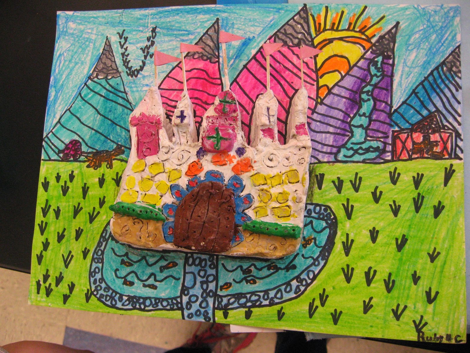 Jamestown Elementary Art Blog: 4th Grade Form - Castles and Architecture!
