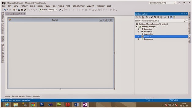 C Application Moving An Image Using Arrow Keys Of Keyboard