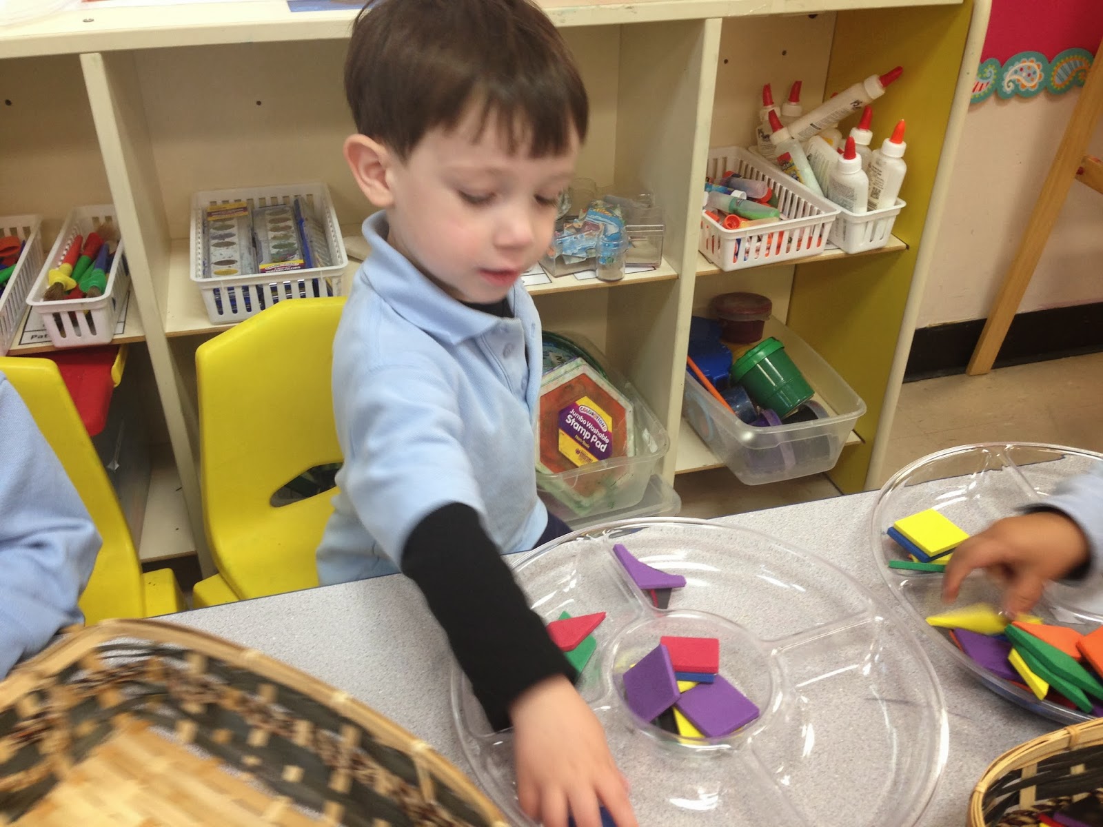 HH Preschool Class Reflections: Color and Shape Sorting