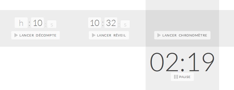 Timer, chronomètre en ligne - Outils numériques et handicap (mais pas ...