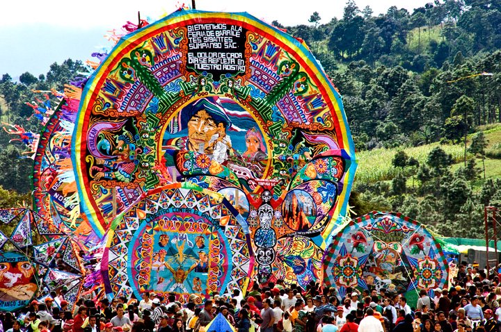 El festival de barriletes gigantes en Guatemala cumple 121 años