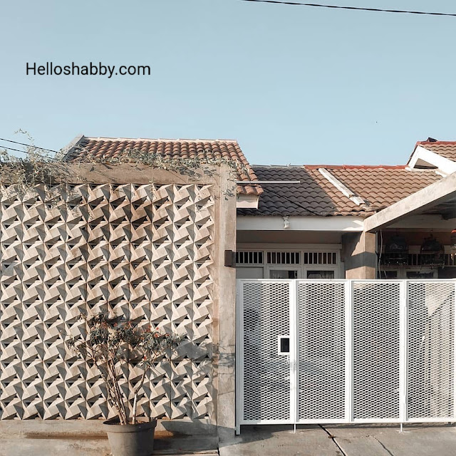 Desain Pagar Dengan Roster - Inspirasi Indonesia