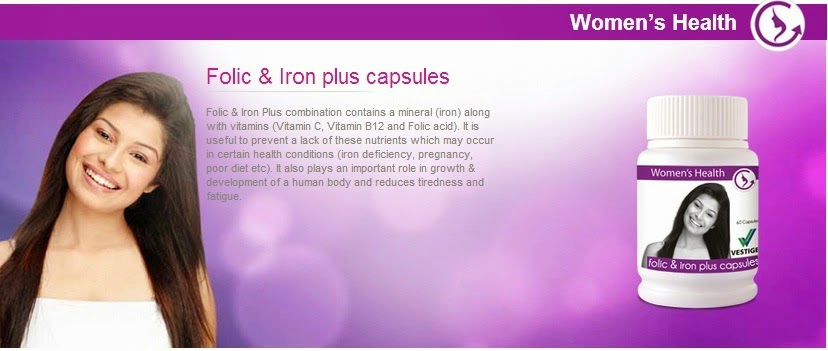 MY VESTIGE: Women’s Health -Folic & Iron Plus