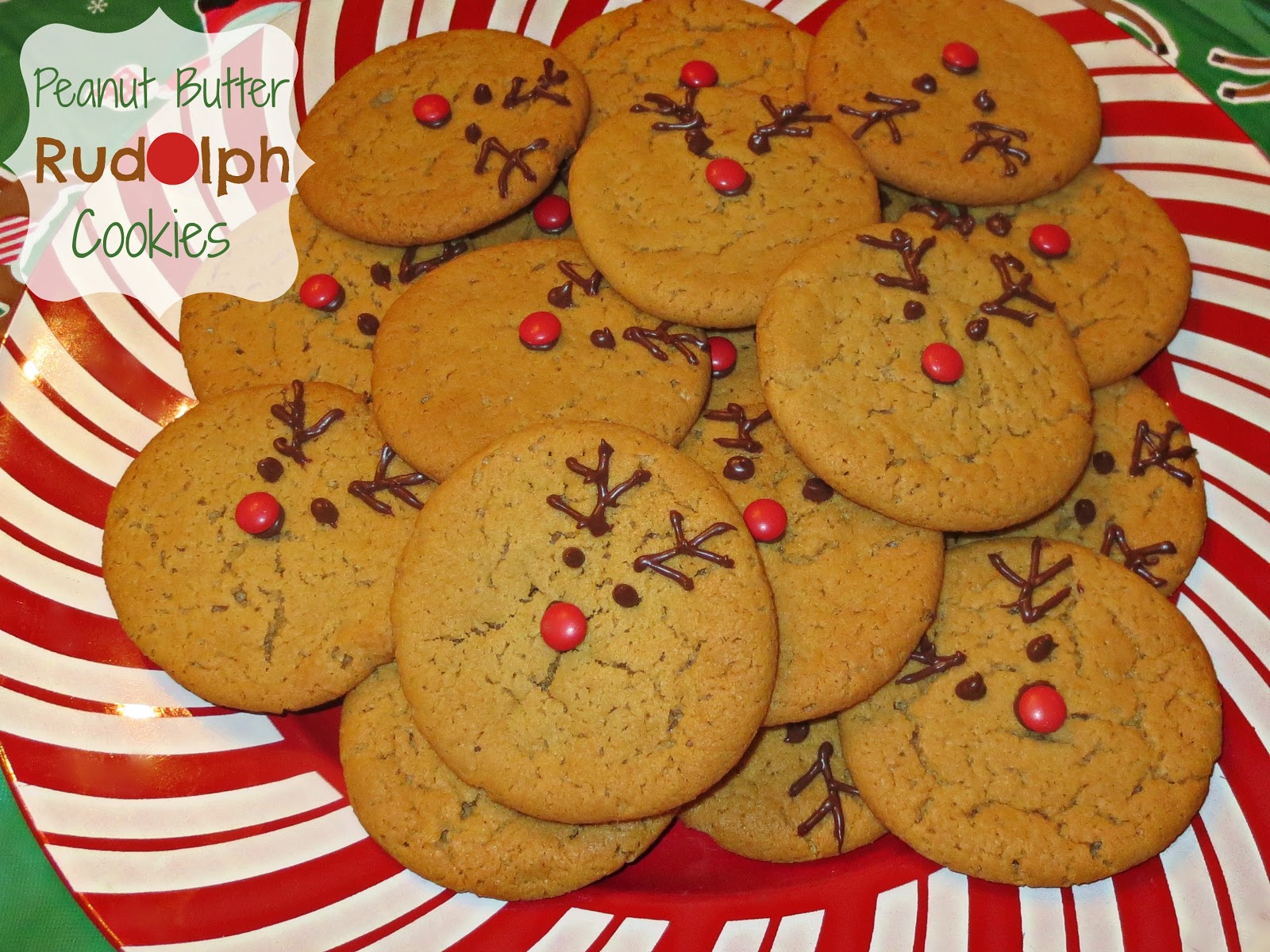 Kaitlin in the Kitchen: Peanut Butter Rudolph Cookies