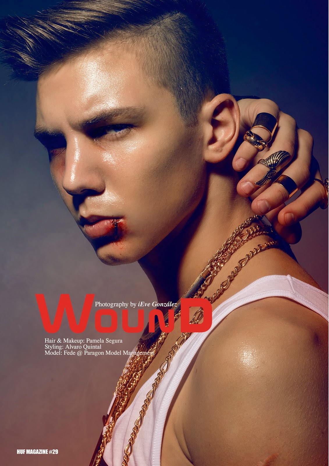 PARAGON MODEL MANAGEMENT: Federico Sarandón @ HUF MAGAZINE