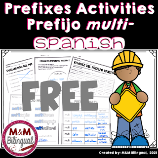 M&M Bilingual: Teaching Prefixes and Suffixes in SPANISH