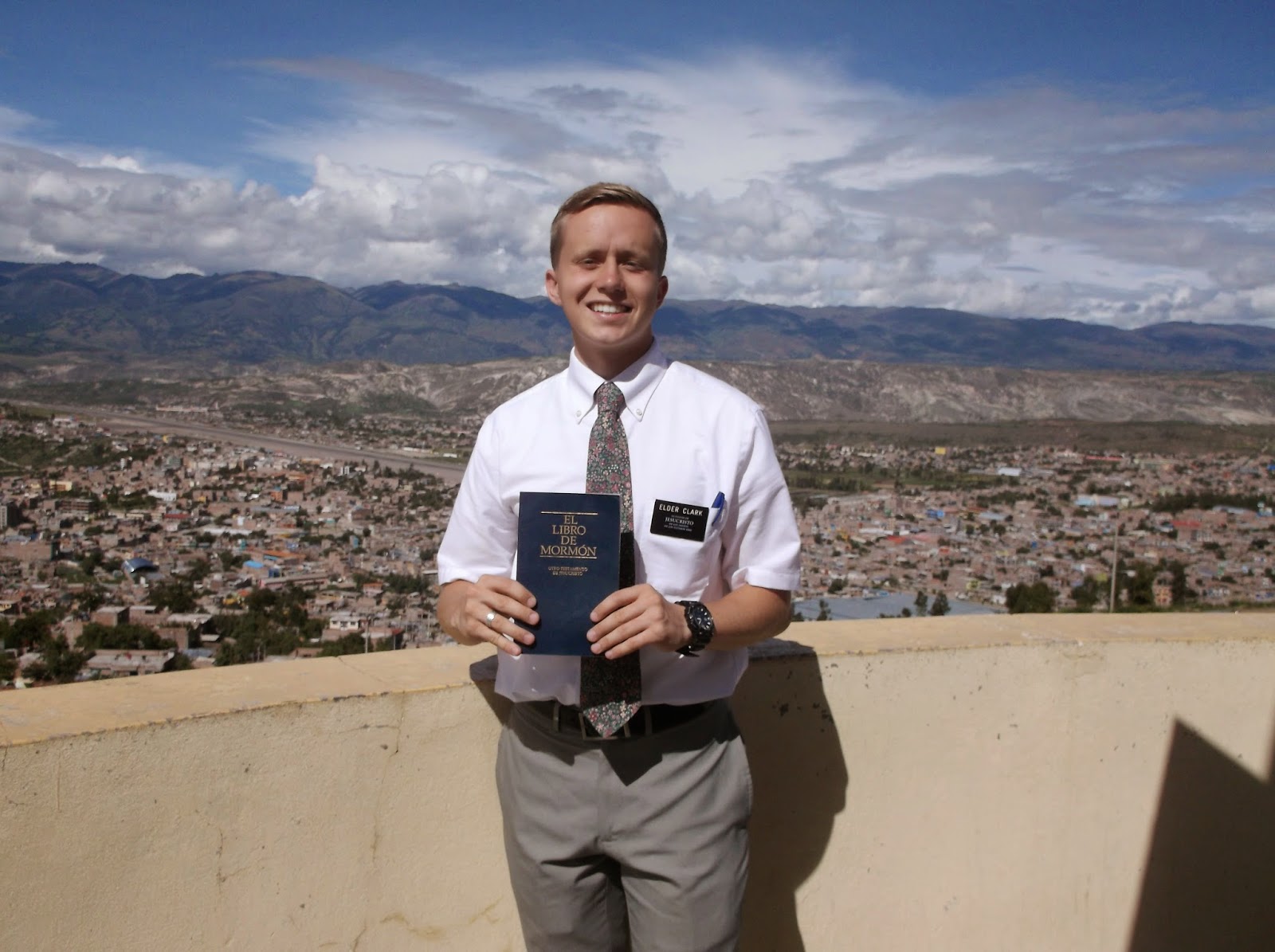 Elder Brandon Clark Serving an LDS Mission in Lima, Peru South: The ...