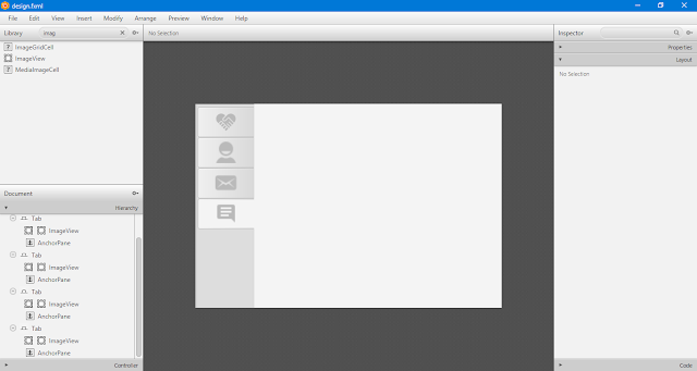 How to write JavaFX CSS for tab pane