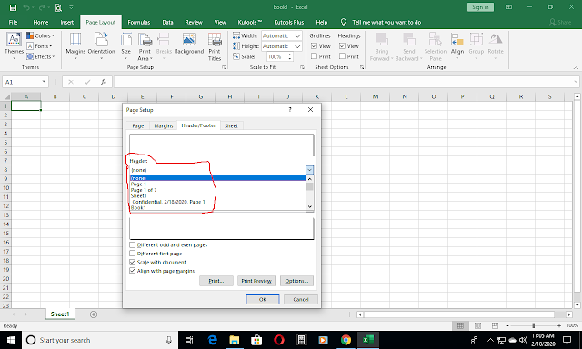 How to insert page numbers in MS Excel or Microsoft Excel