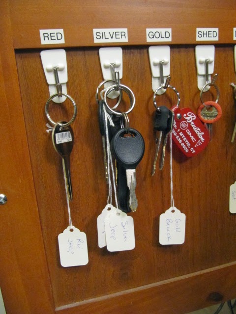 Sew Many Ways...: Car or Home Key Organization...