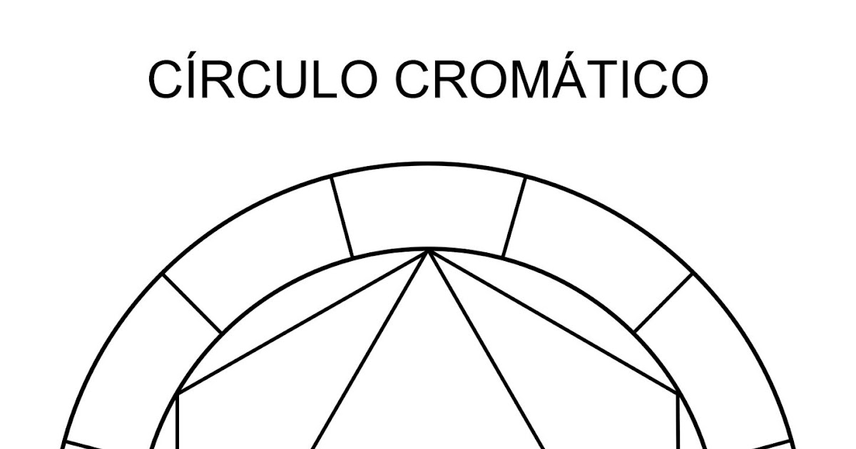 Circulo Cromatico para colorear - COLOREA TUS DIBUJOS