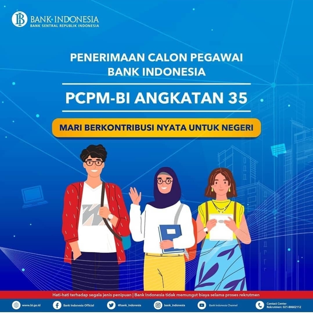 Info Loker BUMN Terbaru September 2020 di Perusahaan BANK INDONESIA